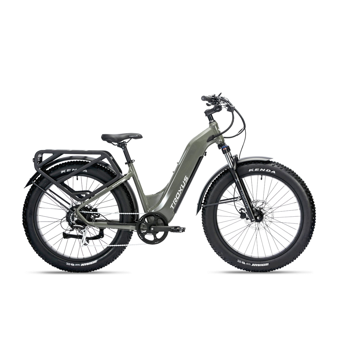 Explorer Plus Step-Thru Fat Tire Electric Bike - MIK Version | Troxus Ebike
