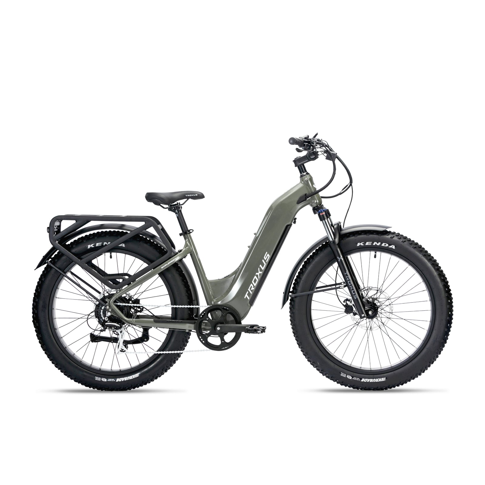 Explorer Plus Step-Thru Fat Tire Electric Bike - MIK Version | Troxus Ebike