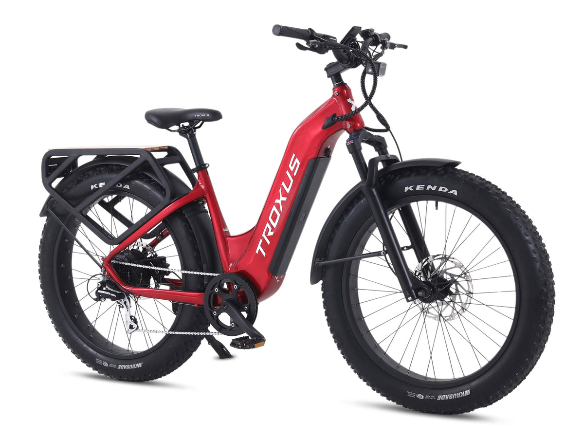 Explorer Plus Step-Thru Fat Tire Electric Bike | Troxus Ebike